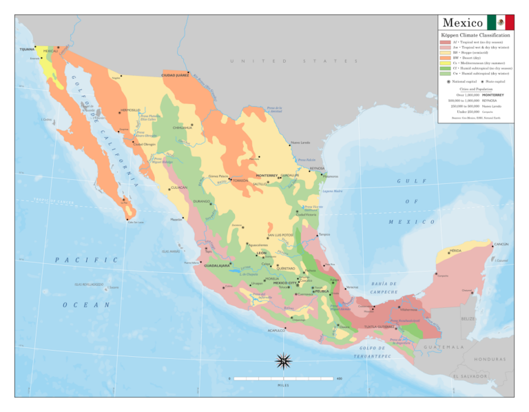 What Are the Different Climates of Mexico?
