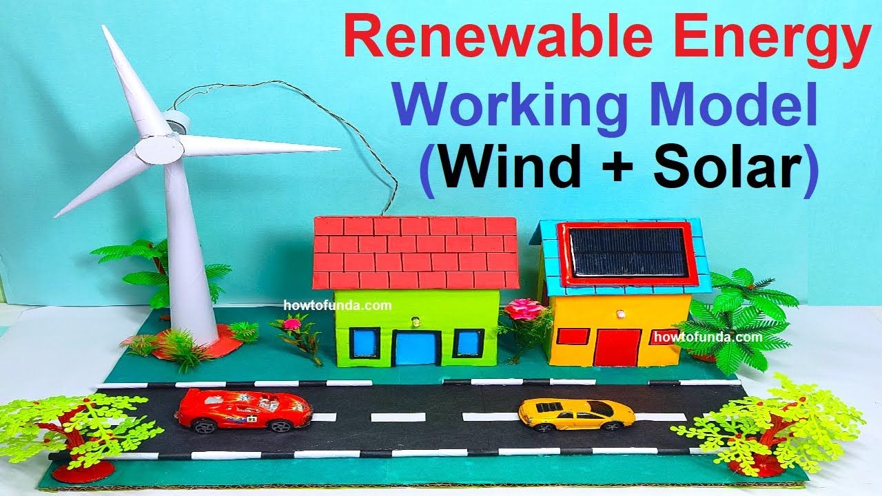 How to Make a Working Model on Energy Resources and Conservation: DIY ...