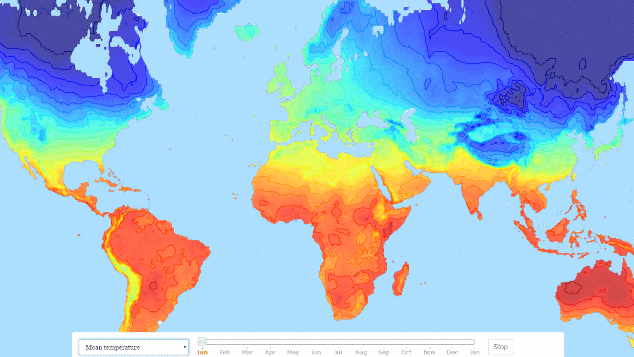 What Do Climate Maps Show? More Than Just Temperature